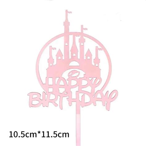 Acrylic Happy Birthday Cake Topper Somethingsweettt