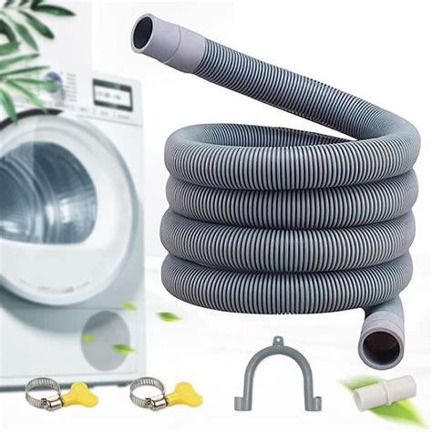 Moocuca Tuyau de vidange pour machine à laver Flexible d évacuation