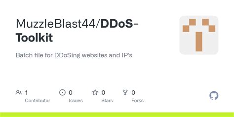 github muzzleblast44 ddos toolkit batch file for ddosing websites and ip s