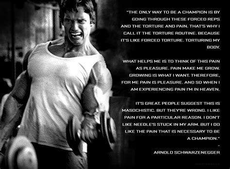 Arnold Schwarzenegger To Conquer Inspirational Quote
