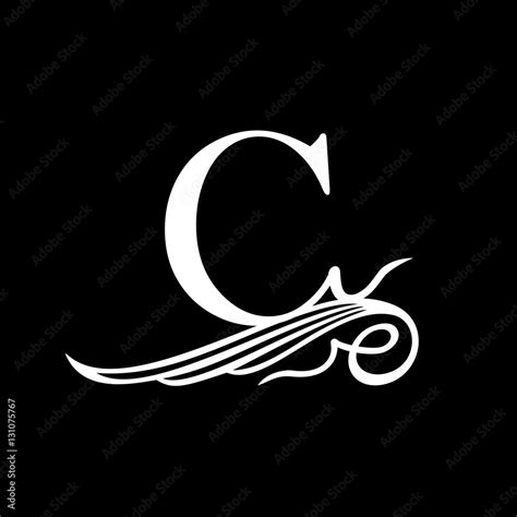 Calligraphy Capital Letter C