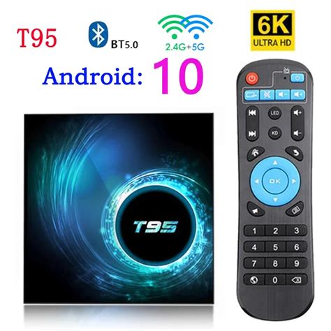 T95 Smart TV Box Allwinner H616 Android 10 0 6K 2 4G 5G Wifi 3D Voice