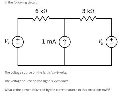 solved in the following circuit the voltage source on the