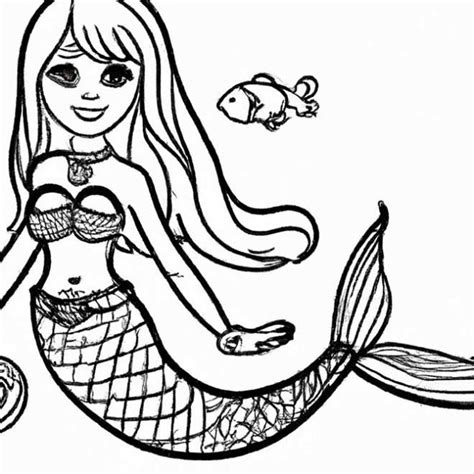 Total 99 Imagen Desenhos Da Barbie Sereia Para Colorir E Imprimir Br