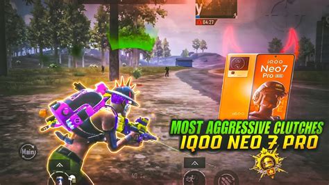 MOST AGGRESSIVE CLUTCHES IQOO NEO 7 PRO SMOOTH 90FPS PUBG BGMI TEST