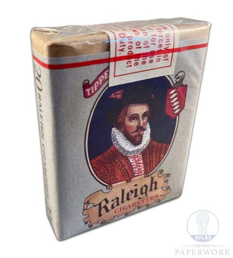 Raleigh Tipped Cigarettes Atlas Repro Paperwork Props