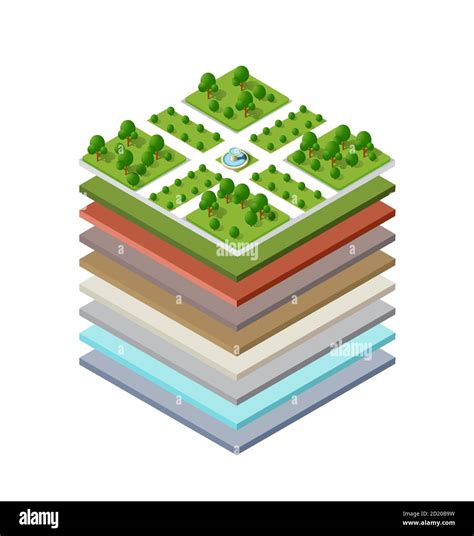 Cross Section Of The Earth Stock Vector Images Alamy
