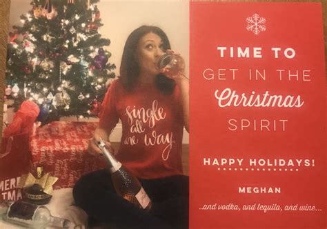 Single Girl Christmas Card Girl Christmas Card Christmas Girl