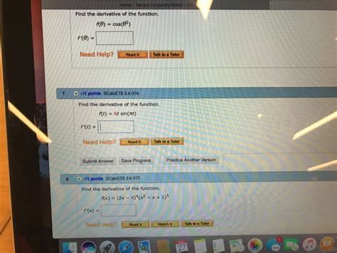 Solved 4 0 1 Points Previous Answers SCalcET 4 007 Find Chegg