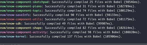 How Can I Know Babel First Compile Is Finish In Watch Mode · Babel Babel · Discussion 12455
