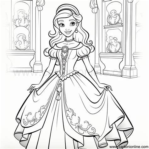 Disegno 13 Di Principessa Da Colorare