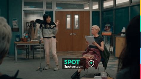 Calvin Klein Red Multicolor Striped Ribbed Knit Midi Skirt Worn By