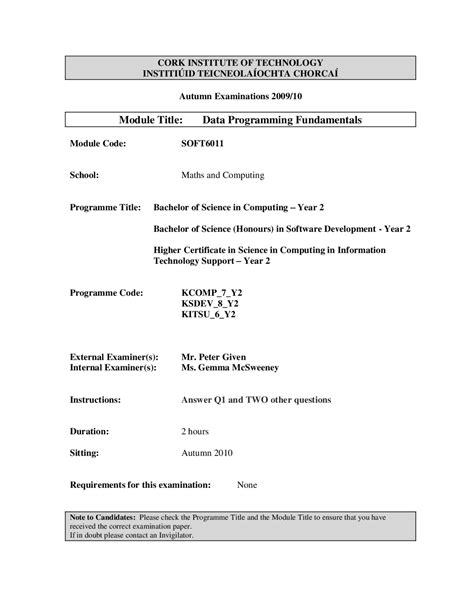The Protocol Data Programming Fundamentals Exam Docsity
