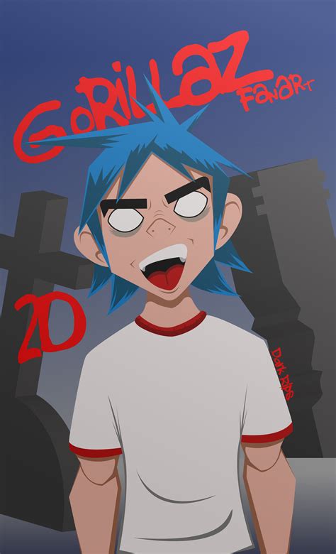Gorillaz Fanart 2d By Darkrips98 On Newgrounds