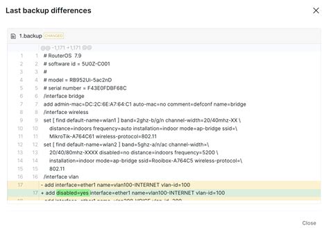 Hardware Backup Change Management