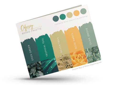 Deluxe Brand Palette Editable Canva Colour Palette Download Now Etsy