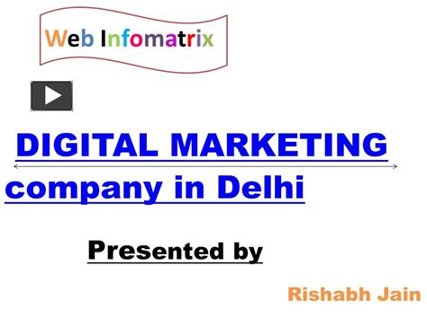 Ppt Digital Marketing Agency In Delhi Powerpoint Presentation Free