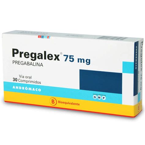 Pregalex Pregabalina 75 Mg 30 Comprimidos
