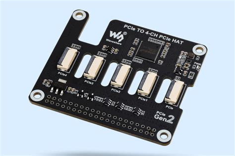 Use Four Pcie Ffc Connectors On The Raspberry Pi 5 With Waveshare Pcie To 4 Ch Hat Cnx Software