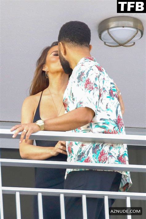 Chrissy Teigen Sexy Seen Flaunting Her Hot Figure On The Balcony In