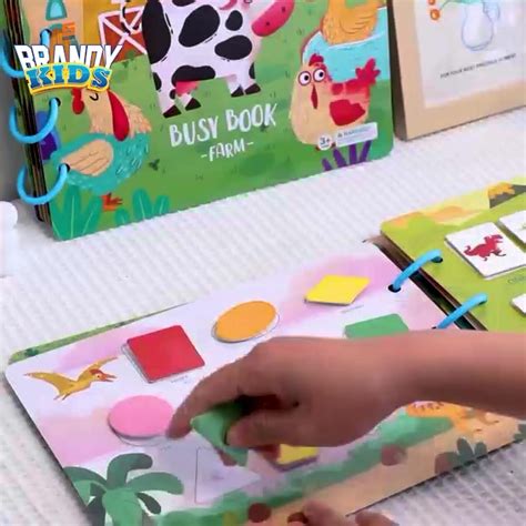 Busy Book Diy Өөрөө бүтээх наалттай ном Хүүхдийн сэтгэн бодох чадвар