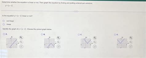 Solved Determine Whether The Equation Is Linear Or Not Then Chegg