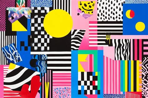 Four Linear Patterns Premium Ai Generated Image