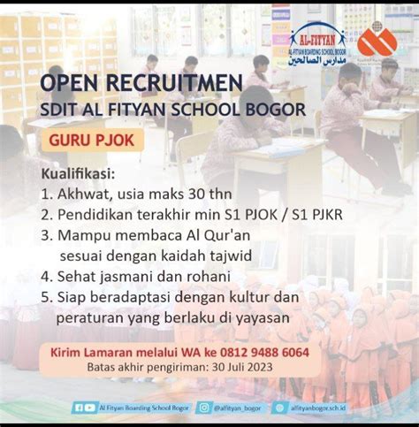 Guru Pjok Sdit Al Fityan School Bogor Ika Um