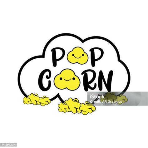팝콘 로고 아이콘 벡터 폭발 영화 스낵 컨셉 일러스트레이션 3차원 형태에 대한 스톡 벡터 아트 및 기타 이미지 3차원 형태 감정 건강에 좋지 않은 음식 Istock