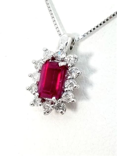 No Reserve Price 18 Kt White Gold Necklace With Catawiki