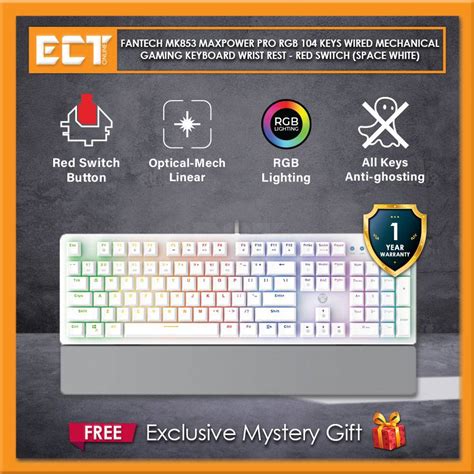 Fantech MK853 Max Pro RGB 104 Keys Wired Mechanical Gaming Keyboard