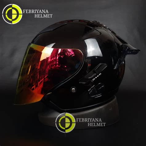 Jual HELM KYT GALAXY SLIDE SOLID BLACK GLOSSY KYT HELMET GALAXY FLAT R PAKET GANTENG Shopee