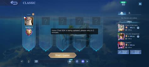 I Have An Issue With Voice Chat It Keeps Saying Voice Chat Sdk Being