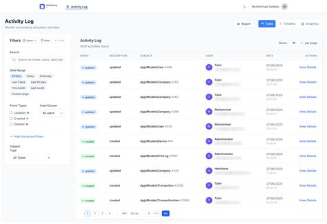 Github Muhammadsadeeq Laravel Activitylog Ui A Beautiful Modern Ui