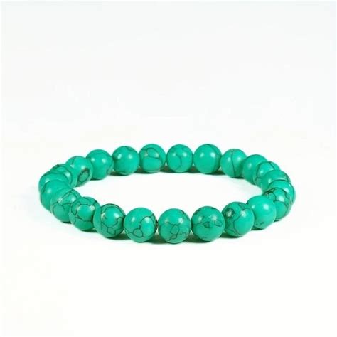Howlite Gemstone Green Bracelet For Daily Wear Size Medium At Rs 150