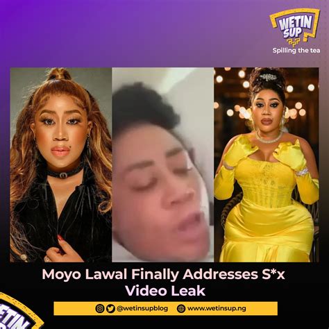 Moyo Lawal Finally Addresses Sex Video Leak