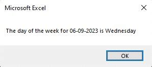 VBA WEEKDAY Excel Function Syntax Examples How To Use