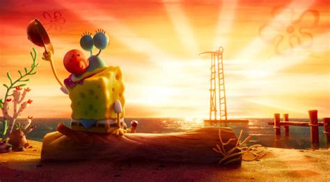 Spongebob Near Sunset Wallpaper Hd Movies 4k Wallpapers Images And Background Wallpapers Den