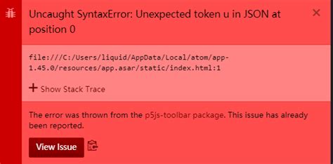 Uncaught SyntaxError Unexpected Token U In JSON At Position 0 Issue