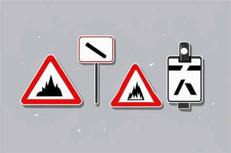 Premium Photo Warning Sign Symbol Sticker