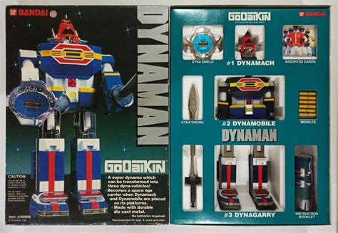 Kagaku Sentai Dynaman Dynarobo Chogokin Godaikin Super Sentai Power