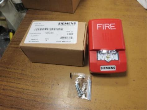 siemens strobe slswr f s54329 f25 a1 ebay