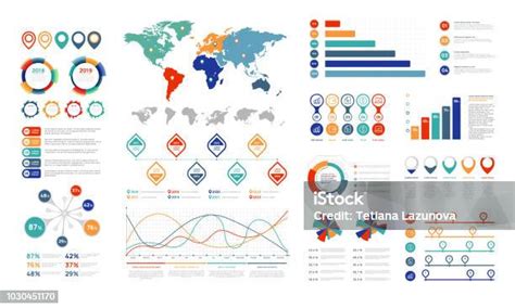플랫 Infographic 요소입니다 프레 젠 테이 션 차트 요소 배너 및 Infograph 순서도 그래프 인포 그래픽 벡터