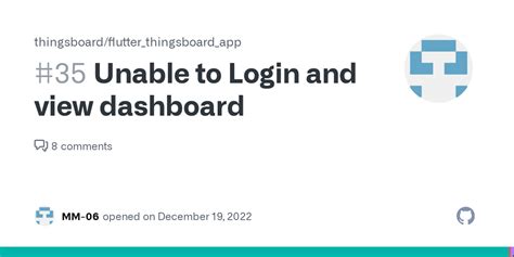 Unable To Login And View Dashboard · Issue 35 · Thingsboardflutterthingsboardapp · Github