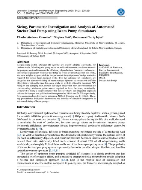 Sizingparametricinvestigationandanal Pdf