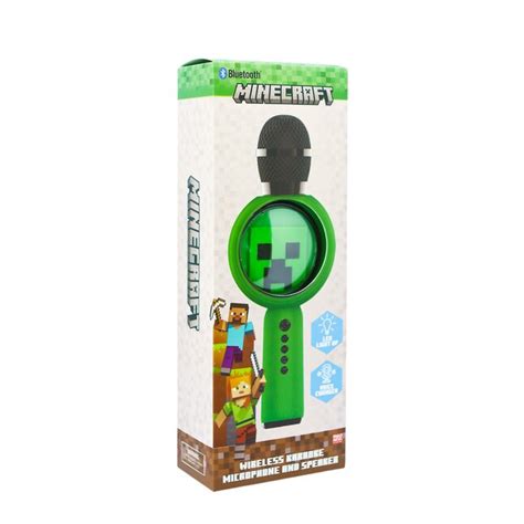 Minecraft Bluetooth Popsing Led Light Karaoke Microfoon And Speaker Kopen