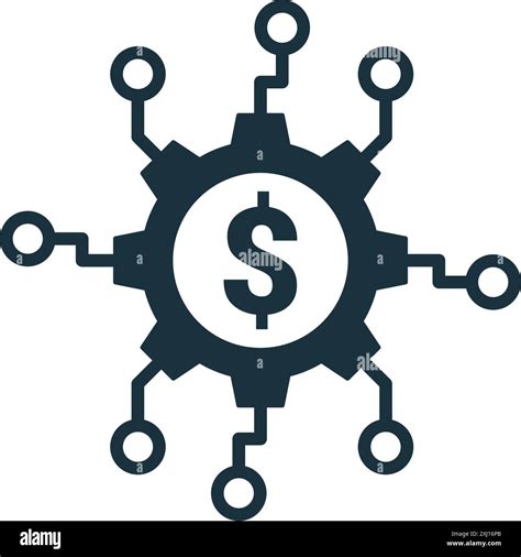 Fintech Icon Simple Creative Element Filled Monochrome Fintech Icon