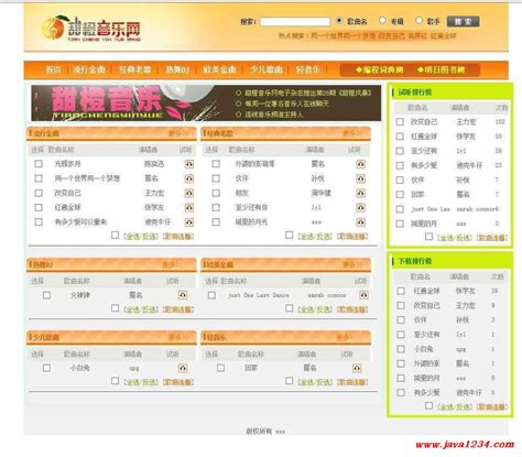 Javaweb音乐网系统【javaweb毕业设计】java知识分享网 免费java资源下载