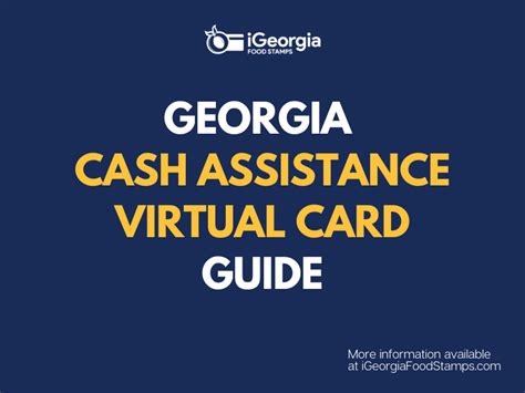 Cash Assistance Georgia Food Stamps Help