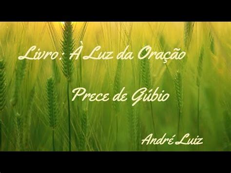 PRECE DE GÚBIO Livro À Luz da Oração André Luiz YouTube